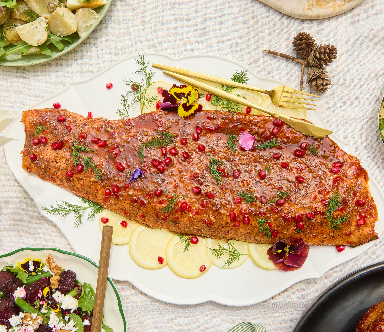 Whole Baked Salmon Fillet – Sherry Kitchen Catering, Cafe & Deli